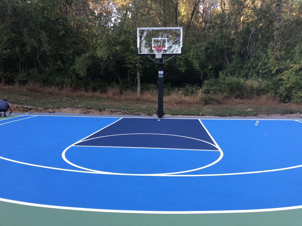 Basketball Goal Installation - Schubert Tennis
